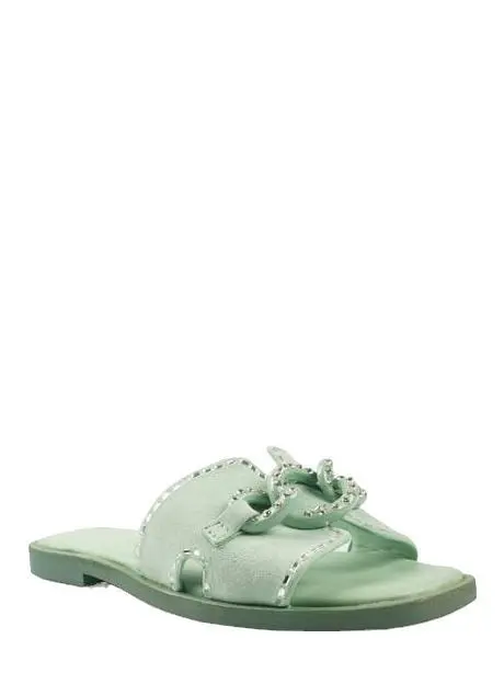 ZIGI Nerano Slide Sandal By - Green