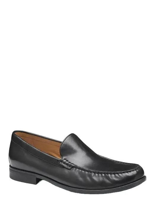 Johnston & Murphy Harrison Moc-toe Loafer - Black Glove Leather