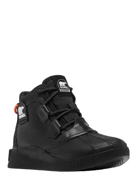 Sorel Out N About Iv Classic Waterproof Boot - Black/ Sea Salt