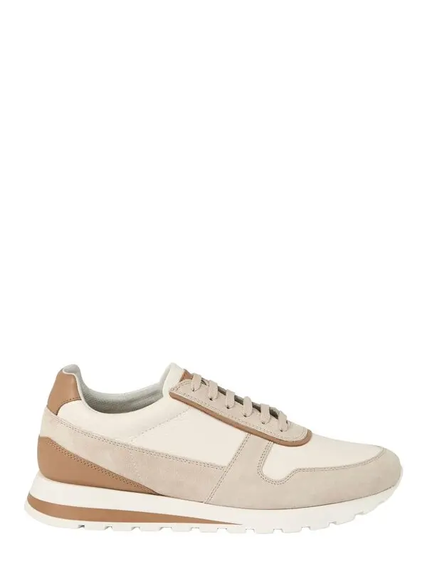 Brunello Cucinelli Panelled Sneakers - Neutrals