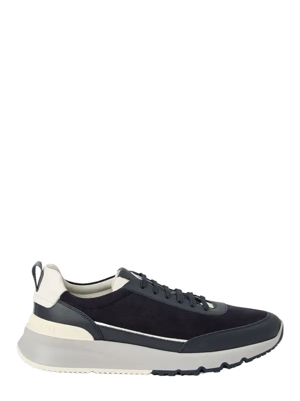 Brunello Cucinelli Panelled Sneakers - Black