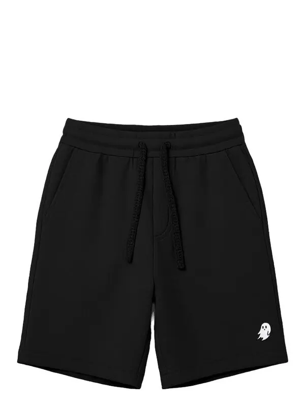 DALIX Ghost Relaxed Fleece Shorts - Black