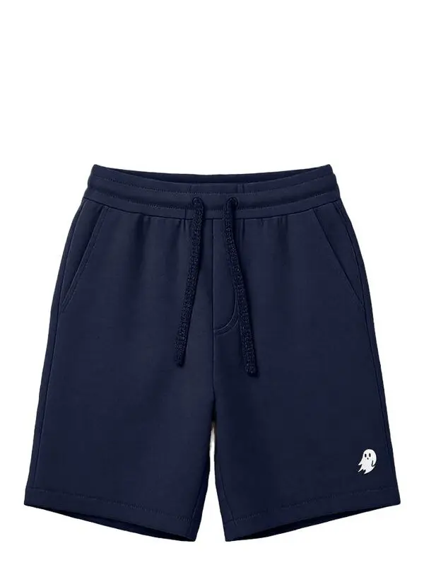 DALIX Ghost Relaxed Fleece Shorts - Navy