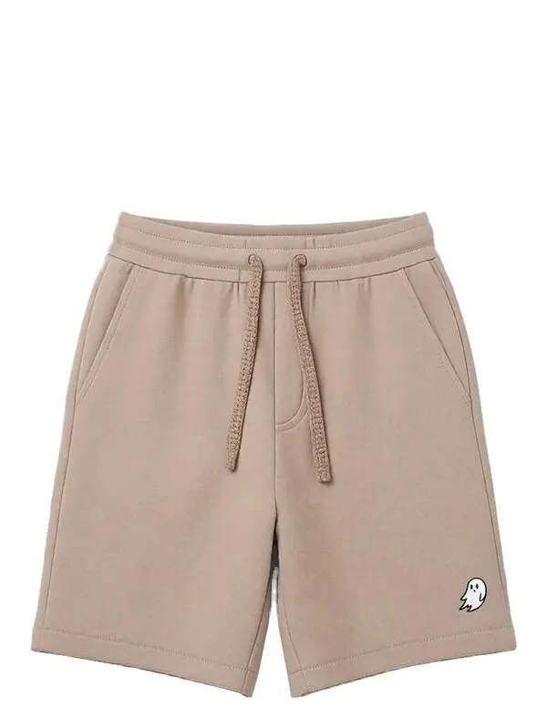 DALIX Ghost Relaxed Fleece Shorts - Tan
