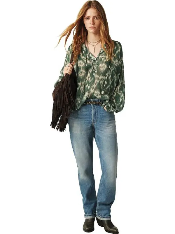 Ba&sh Menaelle Blouse - Green