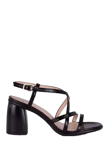 MENINA STEP Cloe Strappy Sandals - Black