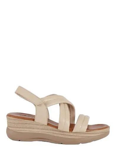 MENINA STEP Napoli Crisscross Sand - Natural