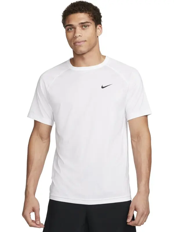 Nike Dri-fit Ready Short-sleeve Fitness Top - White