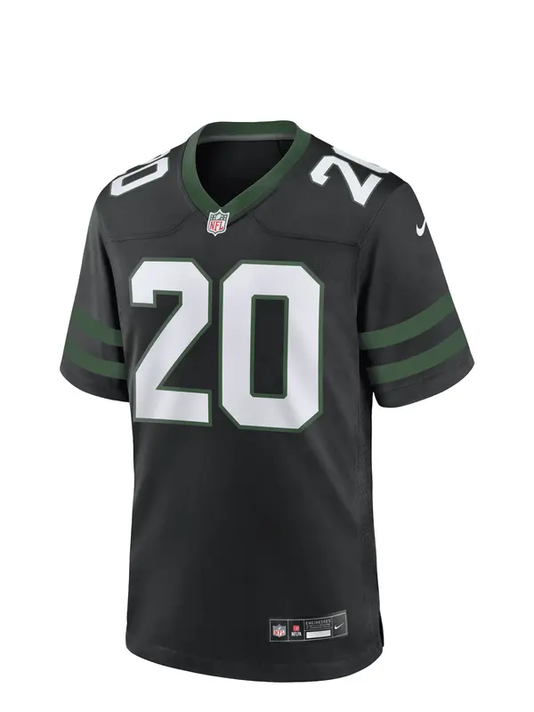 Nike Breece Hall New York Jets Nfl Game Football Jersey - Black