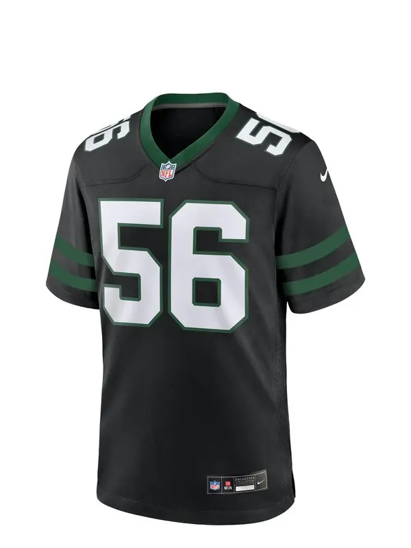 Nike Nfl New York Jets Game Football Jersey - Black