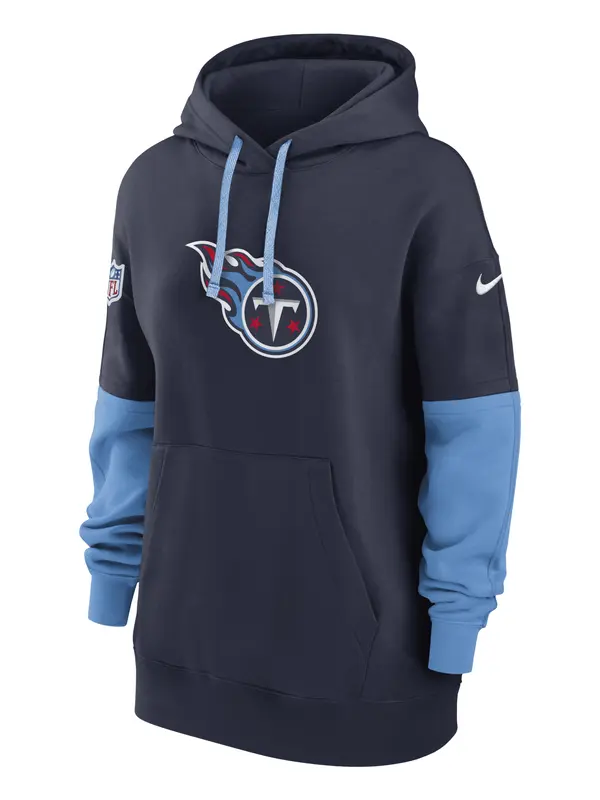 Nike Tennessee Titans Sideline Essential Nfl Pullover Hoodie - Blue