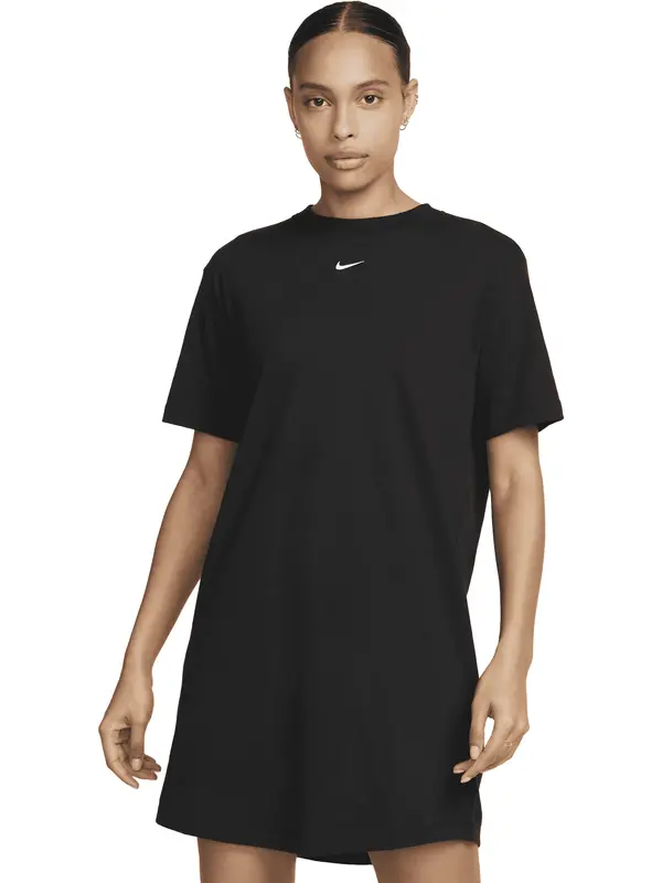 Nike Sportswear Chill Knit Oversized T-shirt Dress - Black