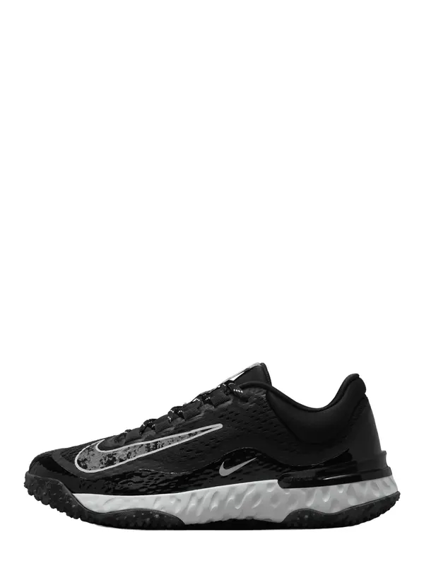 Nike Alpha Huarache Elite 4 Turf Softball Shoes - Black