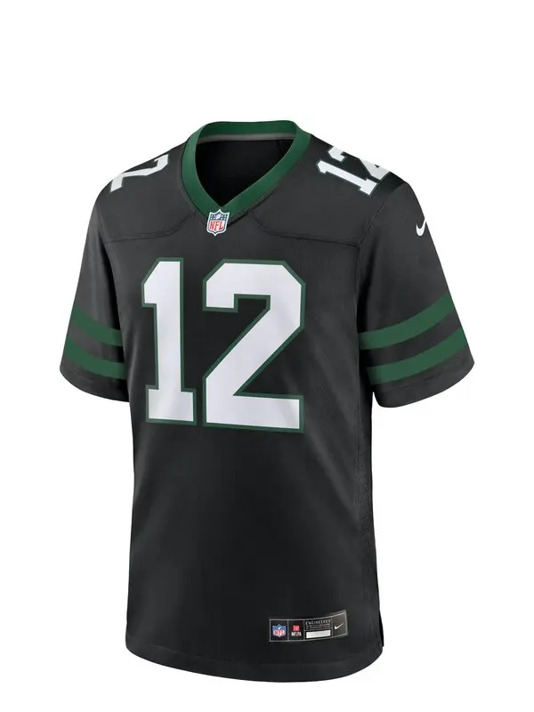 Nike Joe Namath New York Jets Nfl Game Football Jersey - Black