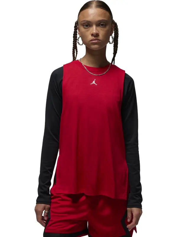 JORDAN Sport Diamond Tank Top - Red