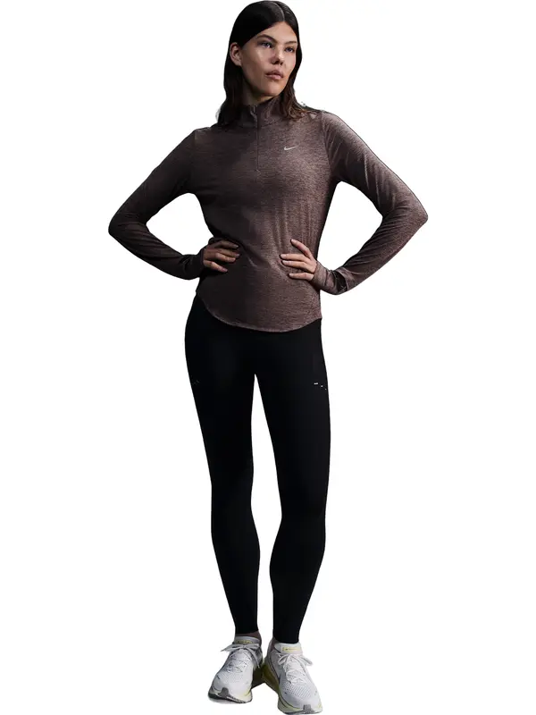 Nike Swift High-waisted 7/8 Running Leggings With Pockets - Black