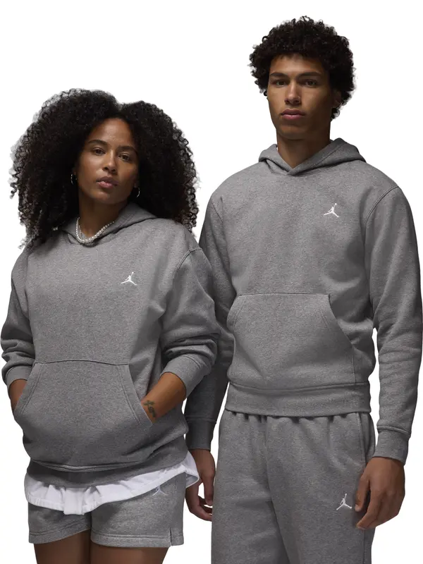 JORDAN Brooklyn Fleece Pullover Hoodie - Grey