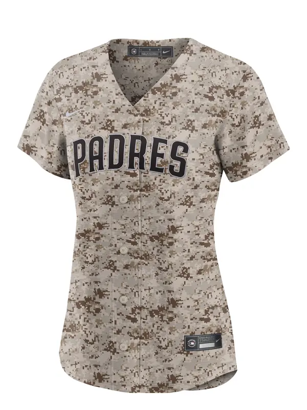 Nike Fernando Tatis Jr. San Diego Padres Usmc Mlb Replica Jersey - Brown