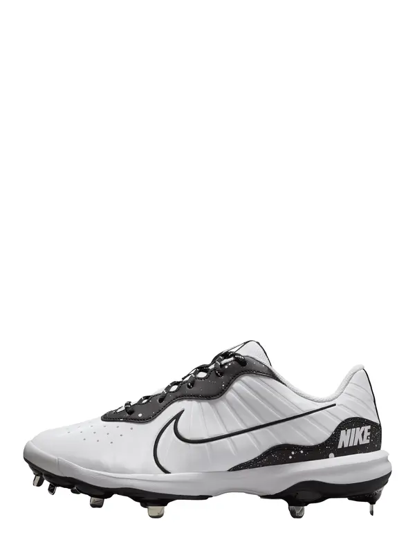 Nike Alpha Huarache Varsity 4 Low Baseball Cleats - White