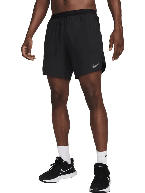 Nike Stride Dri-fit 7" 2-in-1 Running Shorts - Black