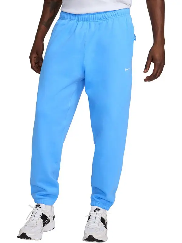 Nike Solo Swoosh Fleece Pants - Blue