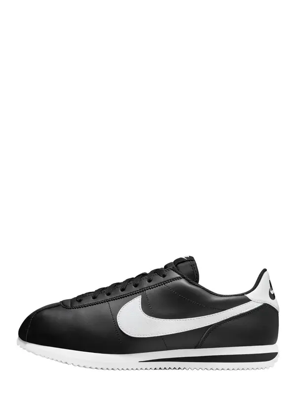 Nike Cortez Leather Sneakers - Black