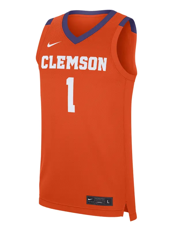 Nike Clemson Tigers Replica College Basketball Jersey - Orange