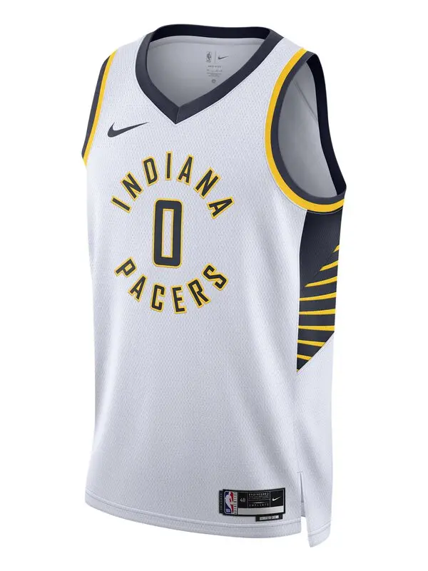 Nike Indiana Pacers Association Edition Dri-fit Nba Swingman Jersey - White