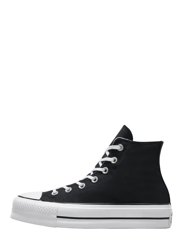 Nike Chuck Taylor All Star Lift Platform Canvas Shoes - Black
