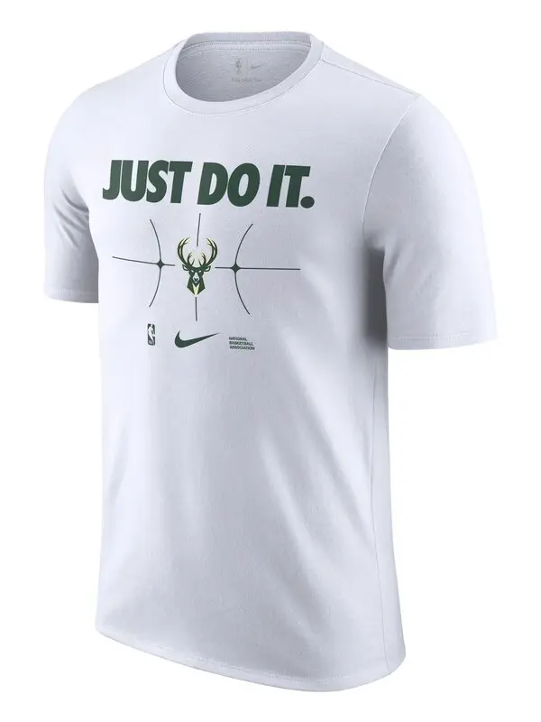 Nike Milwaukee Bucks Essential Nba T-shirt - White