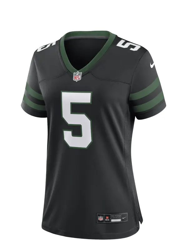 Nike Garrett Wilson New York Jets Nfl Game Football Jersey - Black