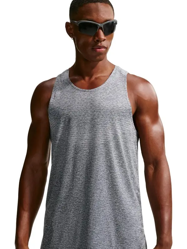 Nike Stride Dri-fit Adv Running Tank Top - Grey