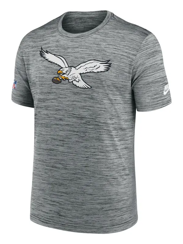 Nike Philadelphia Eagles Sideline Velocity Dri-fit Nfl T-shirt - Grey