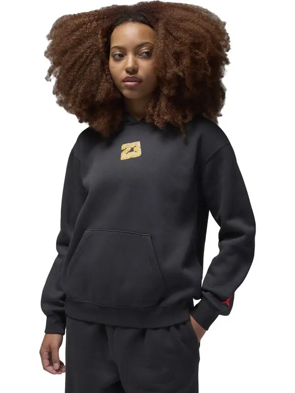 JORDAN Brooklyn Fleece Pullover Hoodie - Black