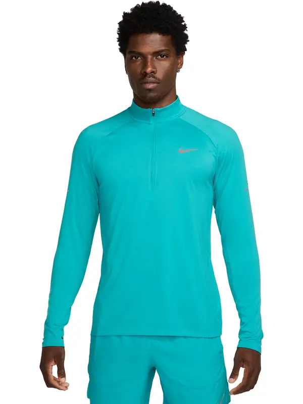 Nike Stride Dri-fit 1/4-zip Running Top - Green