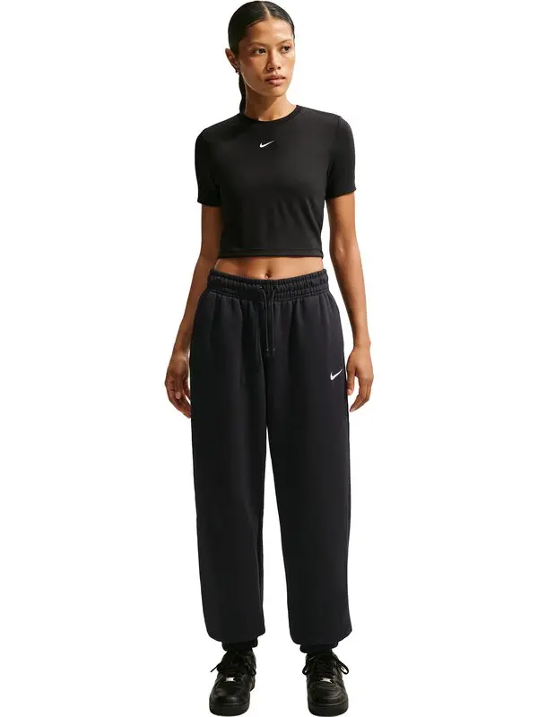 Nike Sportswear Phoenix Fleece High-waisted Oversized Sweatpants - Black