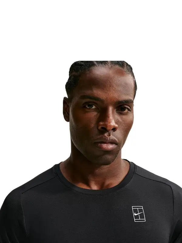 Nike Advantage Dri-fit Tennis Top - Black