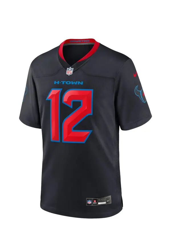 Nike Nico Collins Houston Texans Nfl Game Football Jersey - Blue