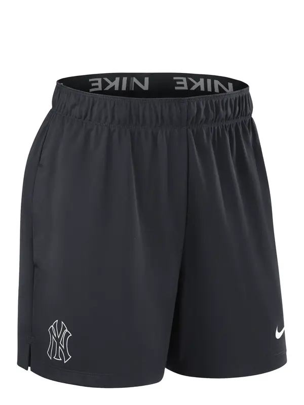 Nike New York Yankees Authentic Collection Practice Dri-fit Mlb Shorts - Blue