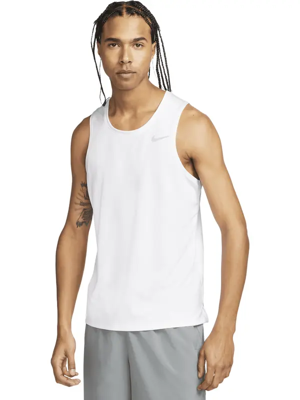 Nike Dri-fit Running Tank Top - White