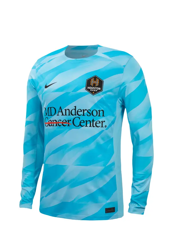 Nike Houston Dash 2024 Goalkeeper Nwsl Long-sleeve Replica Jersey - Blue