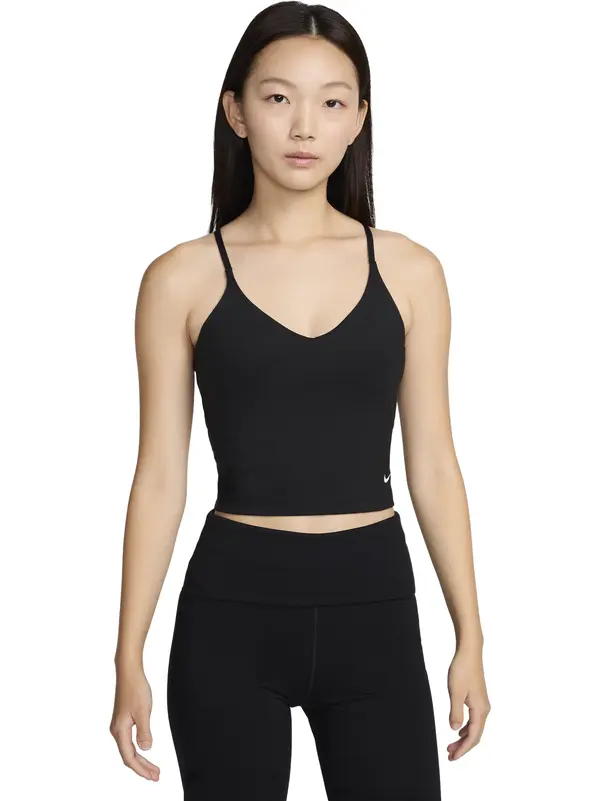 Nike Indy Light-support Padded Sports Bra Tank Top - Black