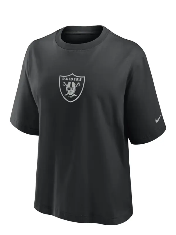 Nike Las Vegas Raiders Boxy Nfl T-shirt - Black