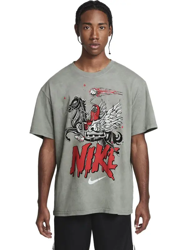 Nike Max90 Basketball T-shirt - Grey