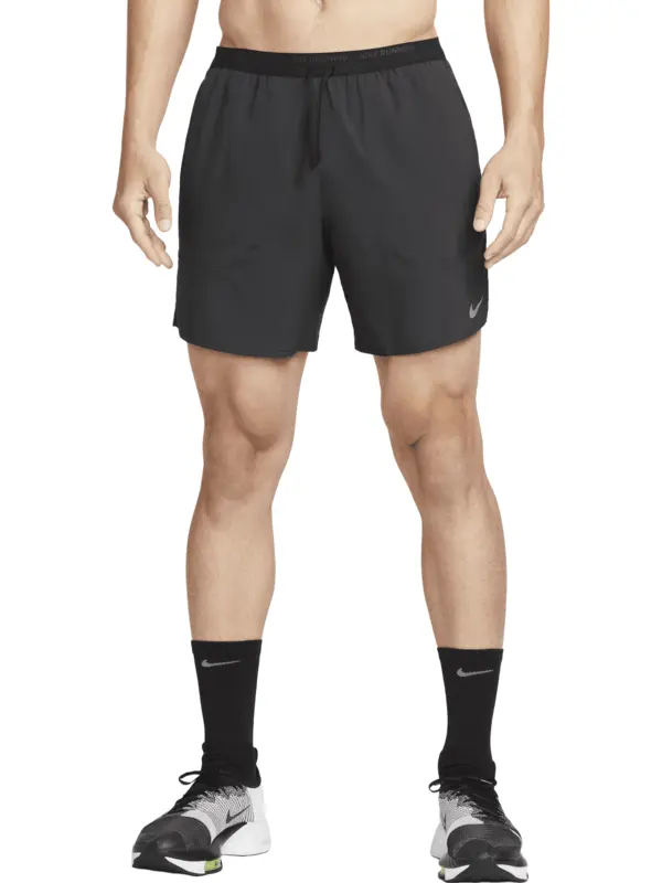 Nike Stride Dri-fit 7" Brief-lined Running Shorts - Black