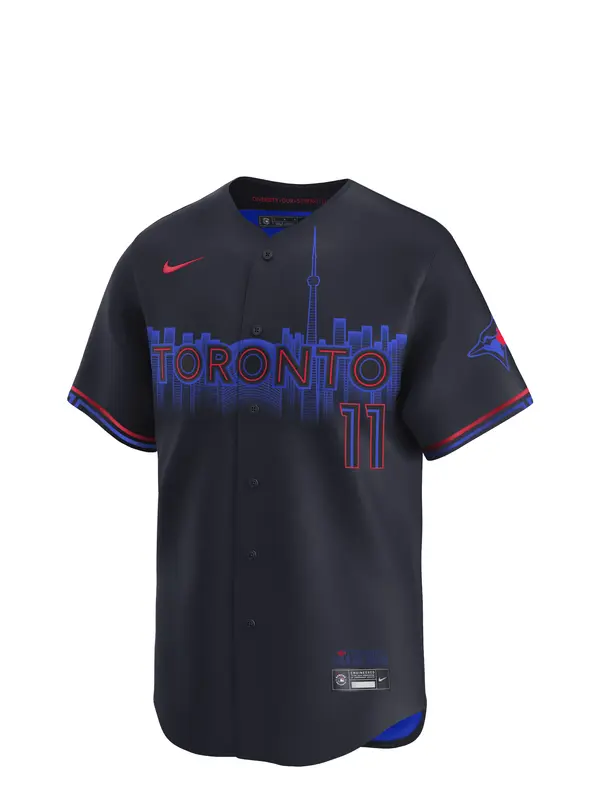 Nike Bo Bichette Toronto Blue Jays City Connect Dri-fit Adv Mlb Limited Jersey - Black