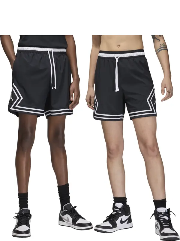 JORDAN Sport Dri-fit Woven Diamond Shorts - Black
