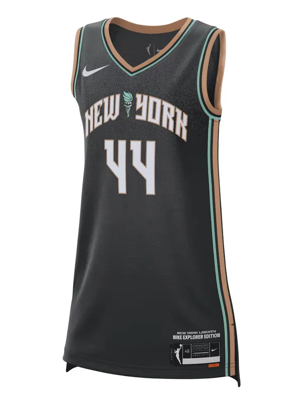 Nike New York Liberty Explorer Edition Dri-fit Wnba Victory Jersey - Black