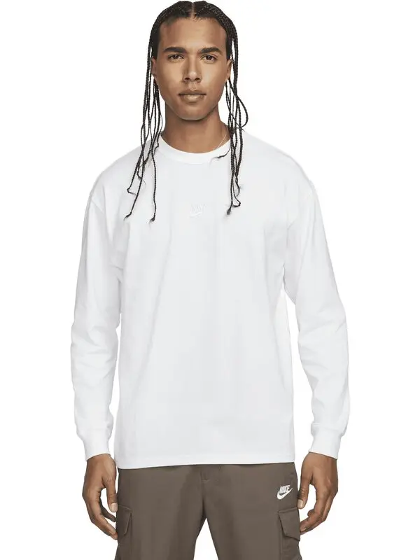 Nike Sportswear Premium Essentials Long-sleeve T-shirt - White
