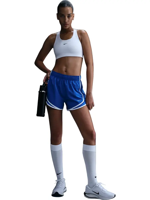 Nike Tempo Dri-fit Mid-rise Brief-lined Running Shorts - Blue